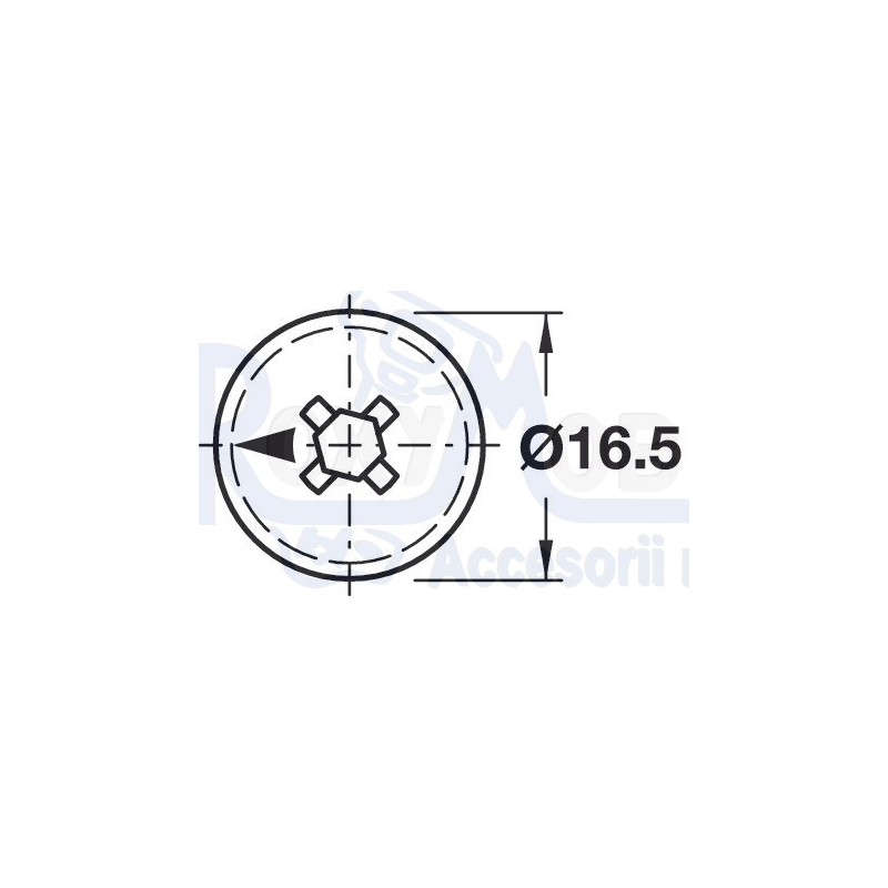 MINIFIX DEMONTABIL CAMA 15R 16 ZINC NICHELAT 262.25.533 - Accesorii ...