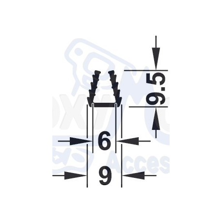 SLIDO DESIGN 25 CHEDER PROFIL 2.5M GRI 415.13.622 - Accesorii mobila ...